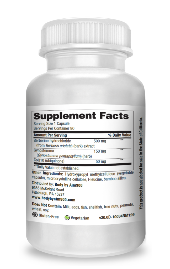 Ultra Berberine – Body by AIM360